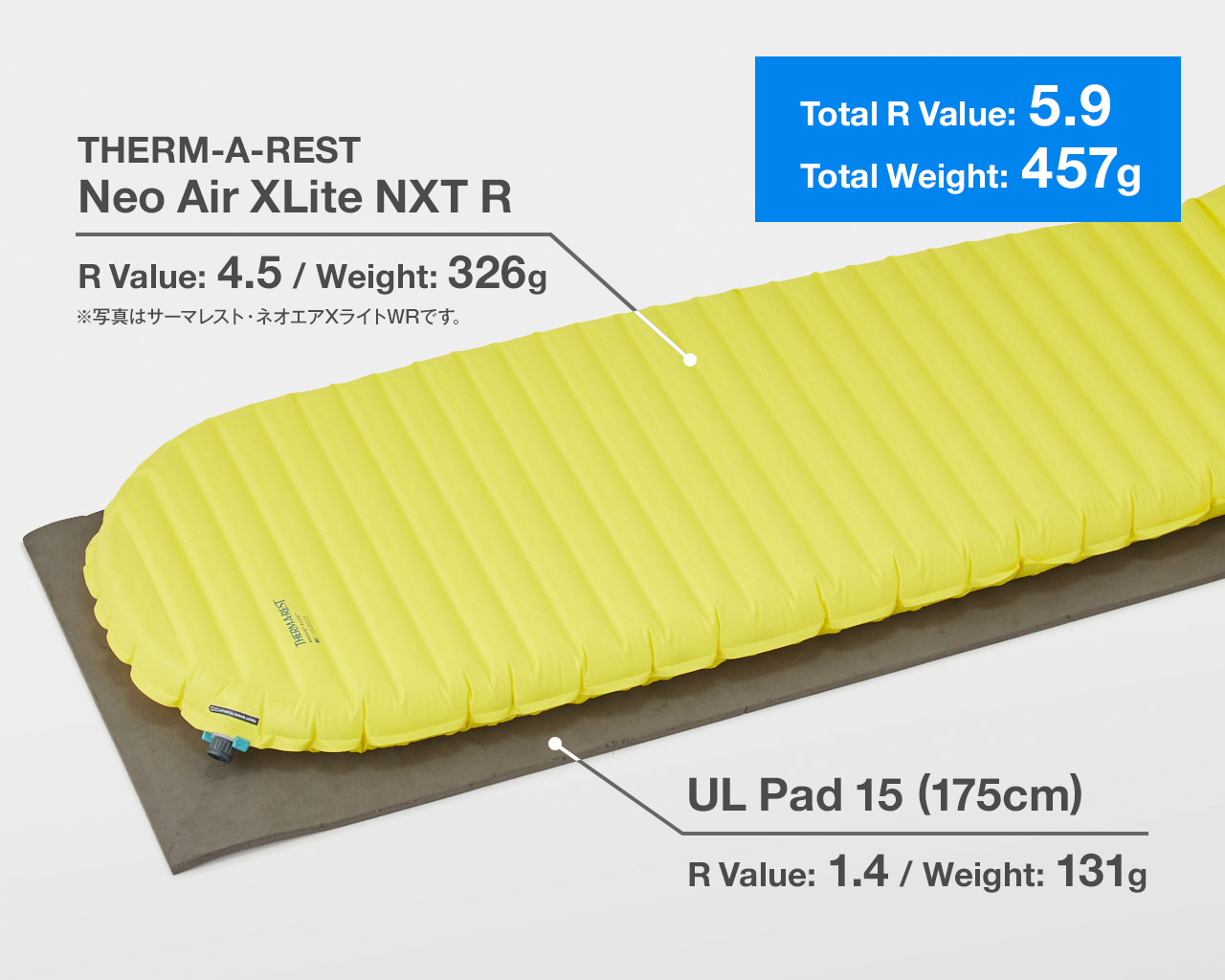 UL Pad 15 | 山と道 U.L. HIKE & BACKPACKING